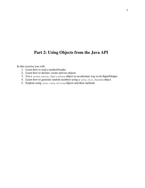 Using The Object Form Java In Object Oriented Programming Cs 201