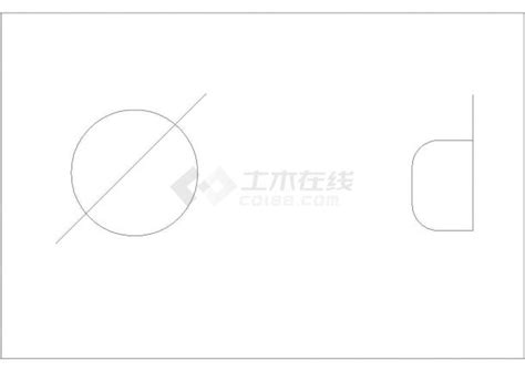 某圆钢标注cad完整平面设计图土木在线