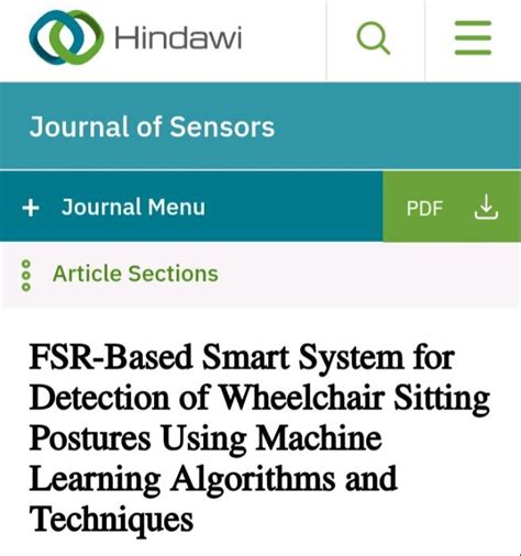 Hafiza Mahnoor Asim On Linkedin Hindawi Journalofsensors Research