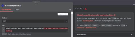 Multiple Matching Items For Expression Item 0 Questions N8n Community