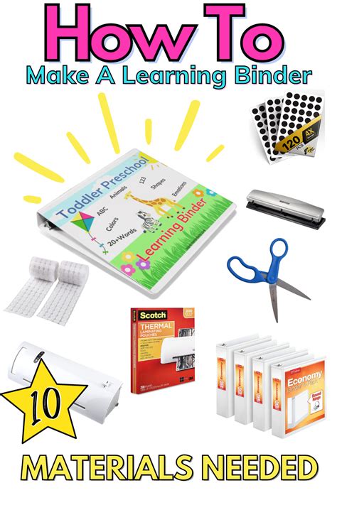 Diy Learning Binder At Jake Burdekin Blog