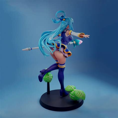 Aqua Nsfw Anime Figurine 3d Model By 3dprintmodelsg