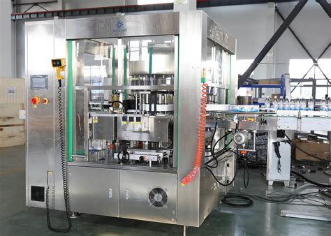 Roll Feed Bottle Labeling Machine Opp Bopp Film Hot Melt Glue Labeling Machine