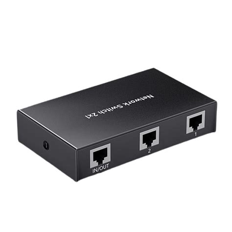 Coolhood 2 Ports Networking Switching Splitter Networking Switching 2x1 Ethernet Networking 2 In