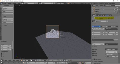 Cycles Render Engine My Camera Width Is Blocked Blender Stack Exchange