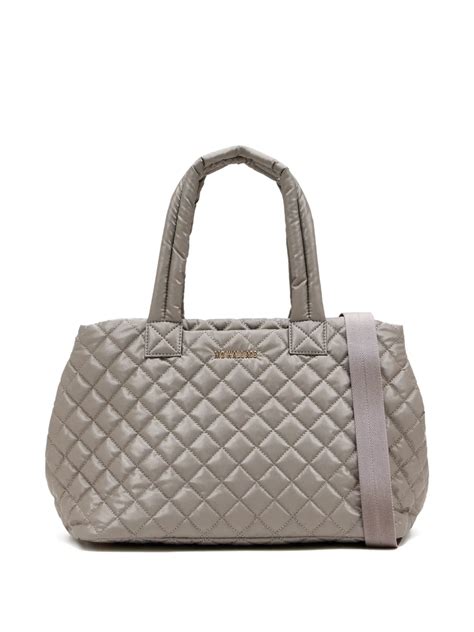 Mz Wallace Smalll Metro City Tote Bag Grey Farfetch Ca