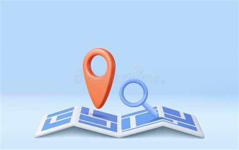 Pin Pointer And Map Location Search Gps Stock Illustration Illustration Of Address City