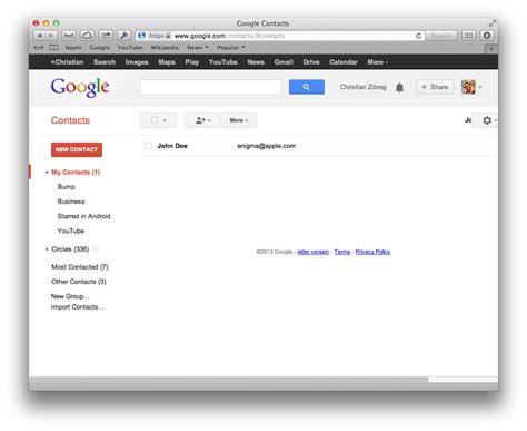 Apple Enables Direct Google Contacts Sync In IOS