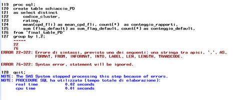 Solved Hi Can You Help Me Detect The Error Sas Support Communities