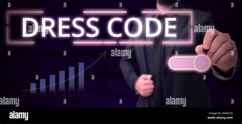 Writing Displaying Text Dress Code Business Overview An Accepted Way Of Dressing For A