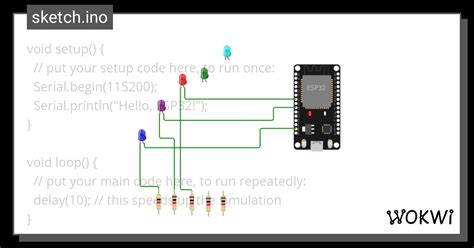 Sriram Wokwi Esp32 Stm32 Arduino Simulator