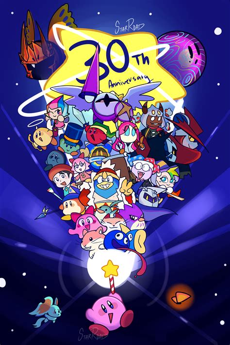 Kirby 30th Anniversary By Starroad18 On Newgrounds