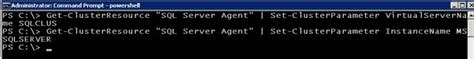 fix sql server agent on windows failover cluster