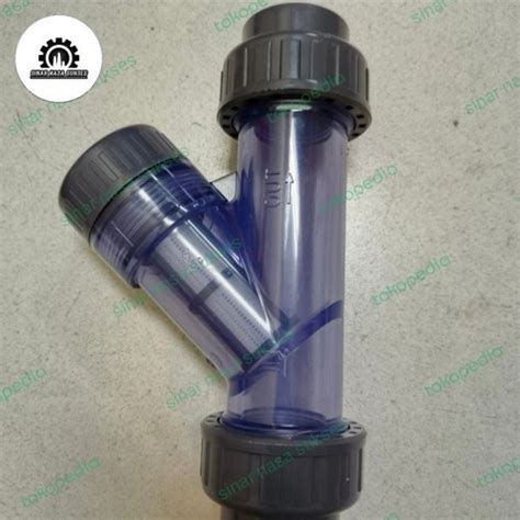 Jual Y Strainer Pvc Socket 2 Inch Strainer Pvc Socket Transparan