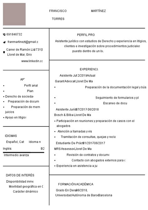 Descripción Personal Para Curriculum Ejemplos Y Consejos Mi Cv Ideal