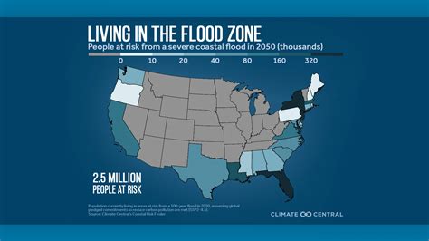 New Us Coastal Risk Map And Analysis Climate Central