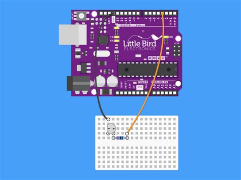infrared transmitter with arduino little bird guides