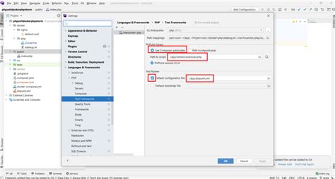 Настройка Phpunit Docker Phpstorm АйТиРевью