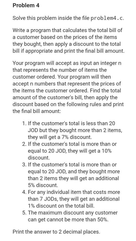 Problem 4 Solve This Problem Inside The File Problem4