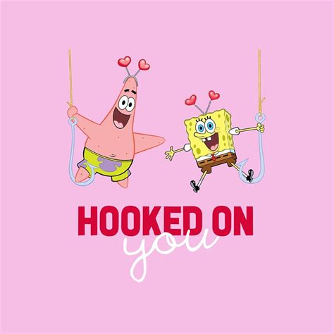 Spongebob Squarepants Hooked On You Greeting Card Paramount Shop