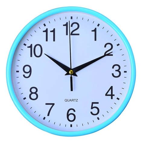 Atta8 Inch 20cm Wall Clock Living Room Round Clock Wall Decoration