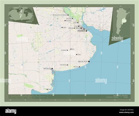 Buenos Aires Province Of Argentina Open Street Map Locations And