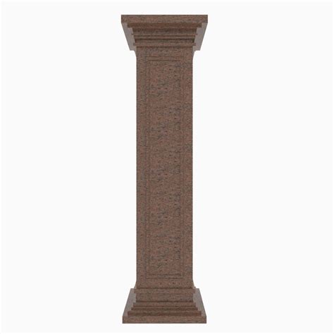 Column Free 3d Model 3ds Obj C4d Fbx Free3d