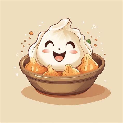 Premium Ai Image Dumpling Vector