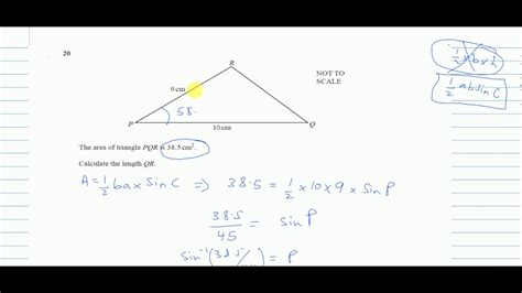 Question 20┇ Igcse Maths 0580 ┇ Paper 2 3 ┇may June 2015┇worked Solution Youtube