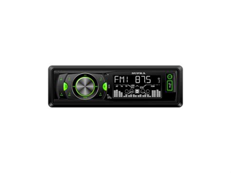 Автомагнитола Supra SFD-1224U бездисковая USB MP3 FM SD MMC 1DIN 4x50Вт ...