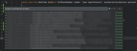 Set Team Standards For Unit Test Code Coverage In Jetbrains Rider
