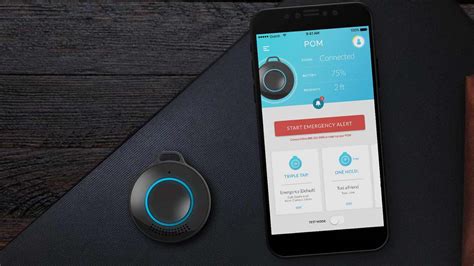 Pom Safe Personal Safety Device Attaches To A Keychain And Dispatches Emergency Services Key