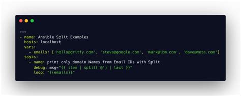 Ansible Split Examples With String List And File Content