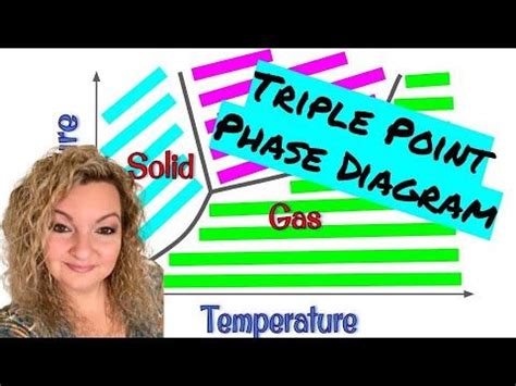 A Woman With Long Curly Hair Standing In Front Of A Sign That Says Triple Point Phase Diagram