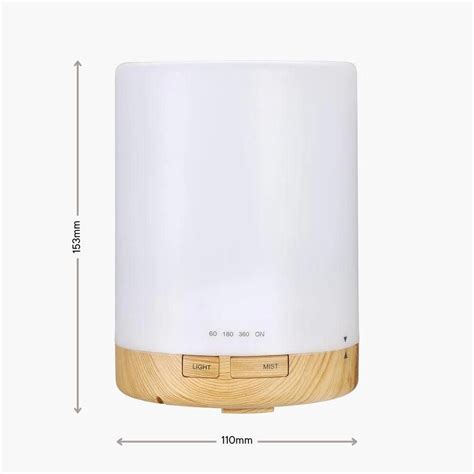 Ultrasonic Diffuser Elegant Quiet Mist For Pure Aromatherapy