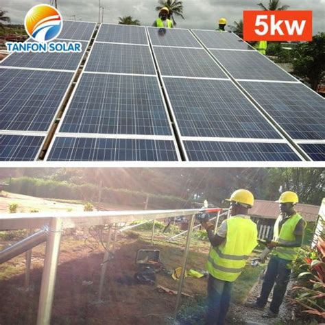 China 5kw Off Grid Solar Power System Pv Inverter 5kw Solar Kit System