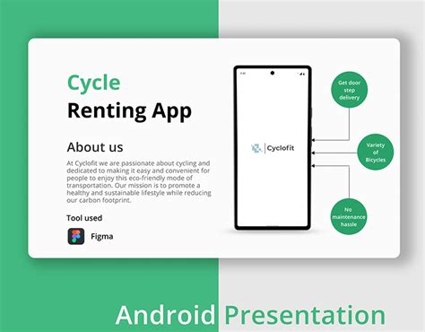 Android Presentation Cyclofit Cycle Renting App On Behance