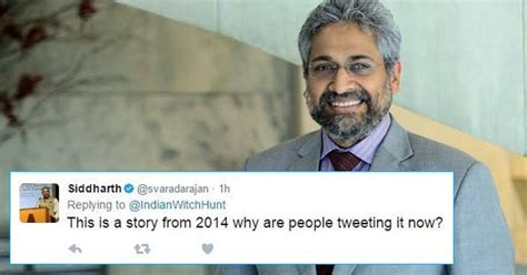 A 3 Year Old Story About Siddharth Varadarajan Is Suddenly Going Viral