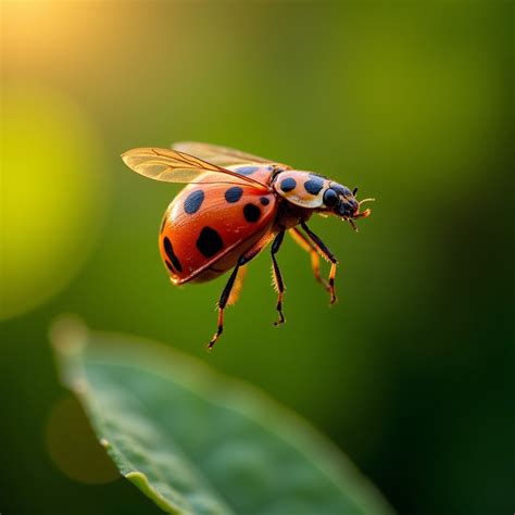 Free Ladybug Taking Flight Image Ladybug Insect Flying Download