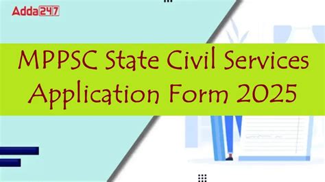MPPSC Application Form Started For Vacancies Apply Now