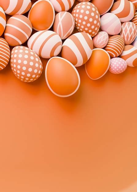 Free Photo 3d Rendering Of Easter Eggs
