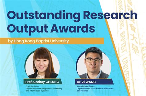 Boundary Pushing Research Celebrated School Of Business Shines At HKBU