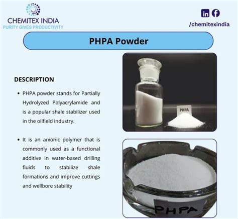White Phpa Powder Partially Hydrolyzed Polyacrylamide Packaging Type