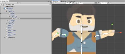 Rig A 2d Animated Character In Unity Gamedev Academy