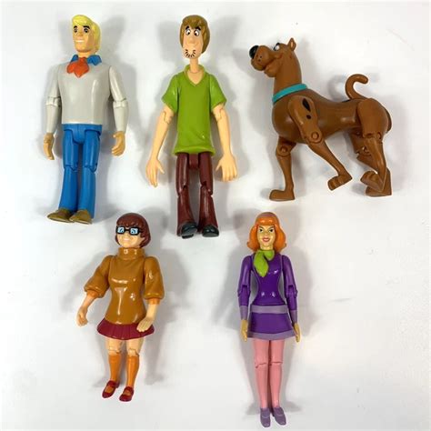 Scooby Doo Shaggy Fred Velma Daphne Figures 2001 Equity Marketing Hanna