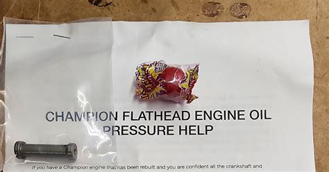 Lifter Oil Restrictor