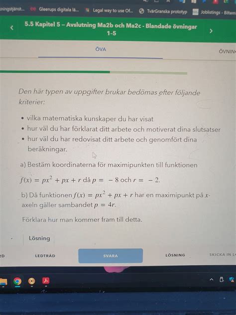 Jag Förstår Inte Vad Betyder B Matematikmatte 2andragradsekvationer Pluggakuten