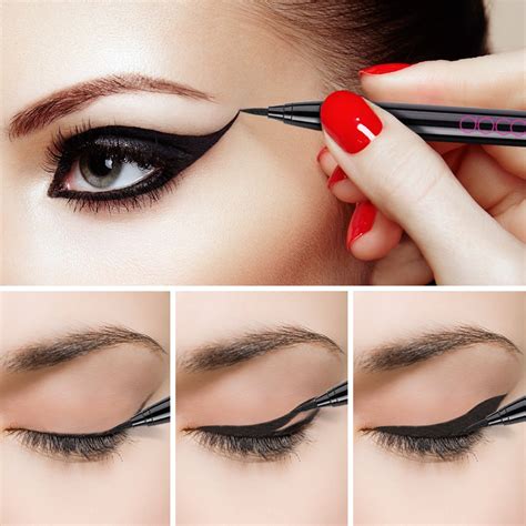 Docolor Waterproof Eyeliner Pen【update】super Slim Precise All Day Black Professional