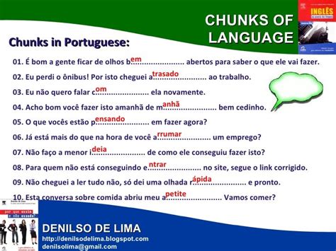 Chunks Of Language Dealing With Them In The Classroom