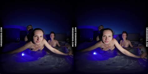 Three Of The Hottest Models Late Night Lesbians Playing In Rooftop Jacuzzi Lea Rebeka Ruby